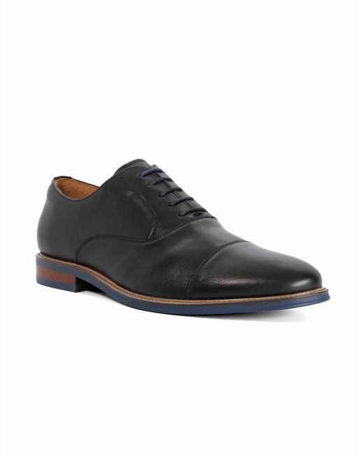 Dune Wide Fit Stanlakes Wf Lace Up Shoes in Black for Men | Lyst UK