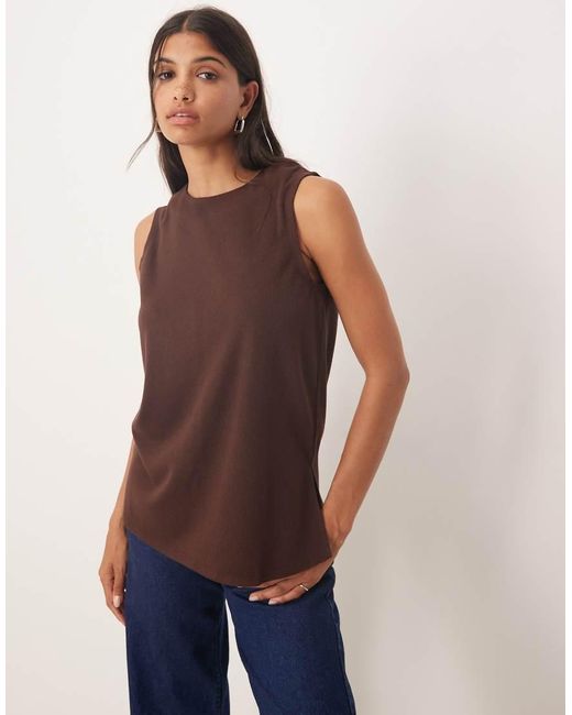 Glamorous Crew Neck With Side Splits in Purple | Lyst UK