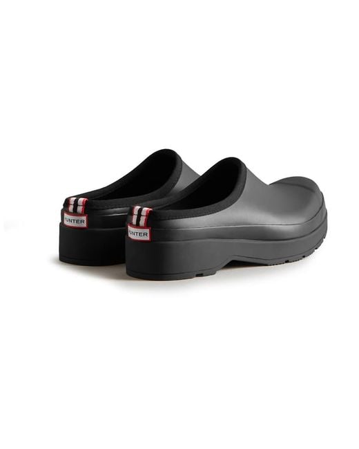 HUNTER Play Clog in Black for Men | Lyst UK