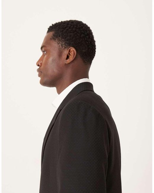 ASOS Wrap And Tie Regular Suit Jacket in Black for Men | Lyst UK