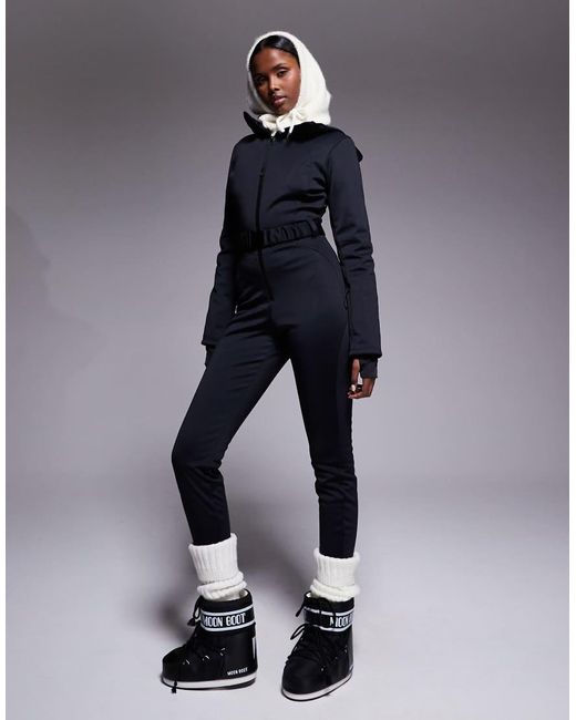 ASOS 4505 Ski & Snow Asos 4505 Ski Soft Shell Belted Ski Suit With ...
