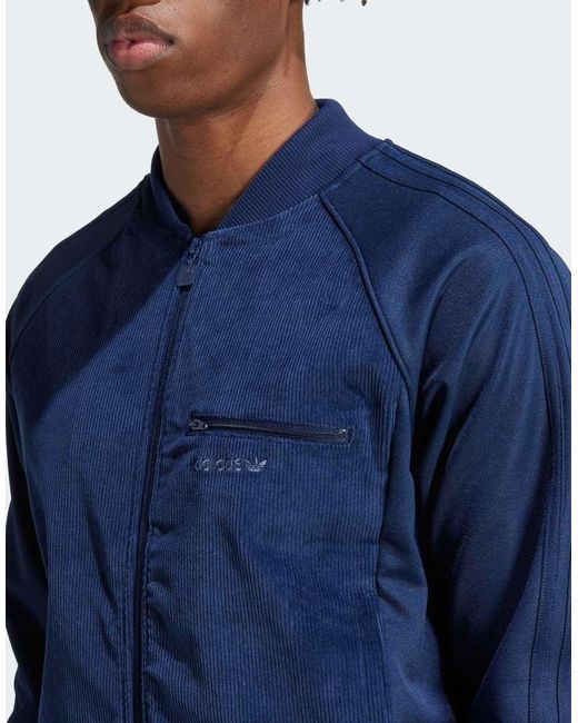 adidas Originals Sst Track Top in Blue for Men | Lyst UK