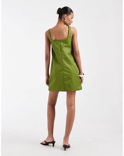& Other Stories Mini Summer Dress With Bottom Hem Adjustable Drawstring ...