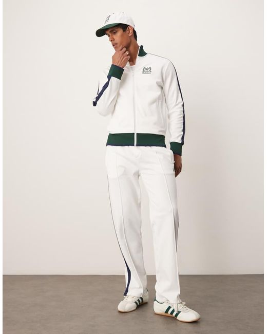Polo Ralph Lauren Wimbledon Capsule Tricot Track Jacket in White for ...