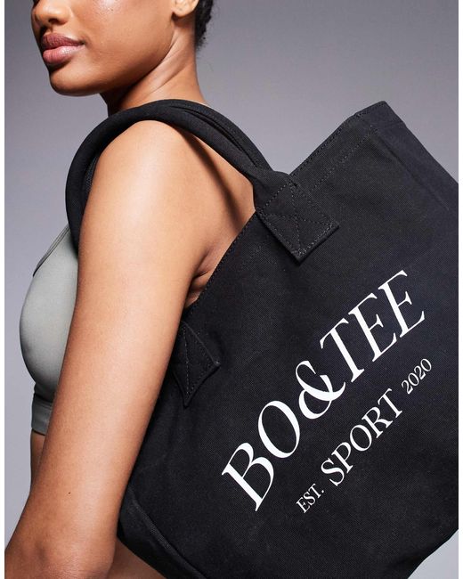 Bo&Tee Sport Tote Bag in Gray | Lyst