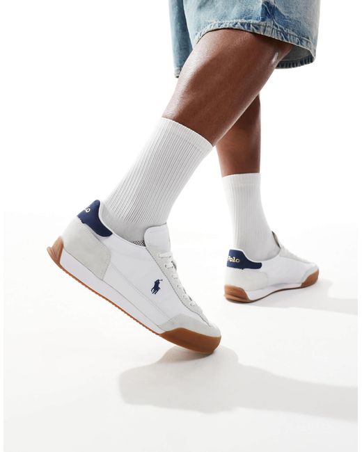Polo Ralph Lauren Hester Trainer in White for Men | Lyst