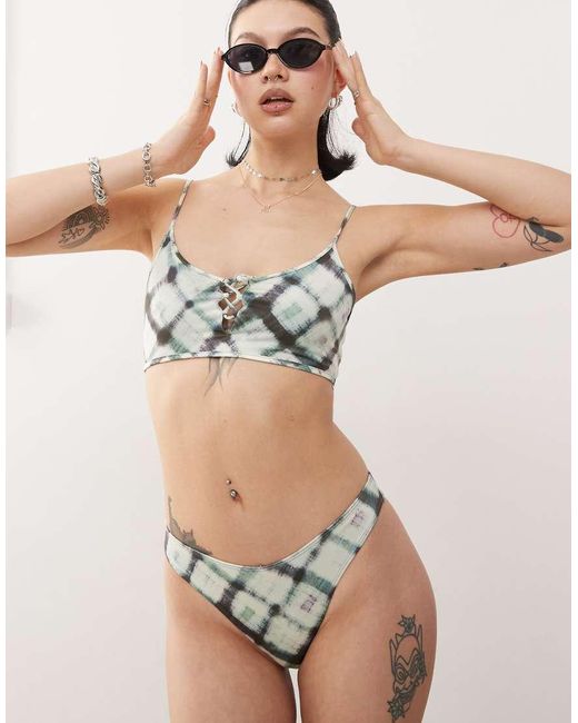 Monki Mix And Match Triangle Bikini Brief in Natural | Lyst UK Monki Mix And Match Triangle Bikini Brief in Natural | Lyst UK