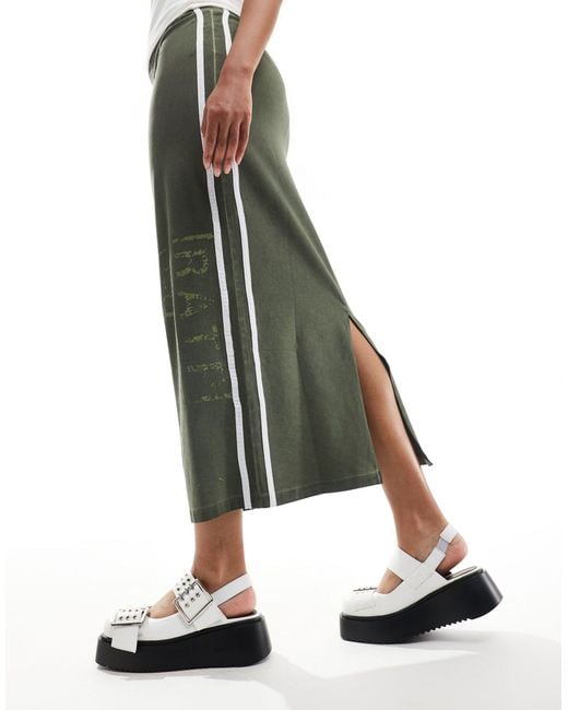 LAMODA On Your Side Flatform Mary Jane Shoes in Green | Lyst UK