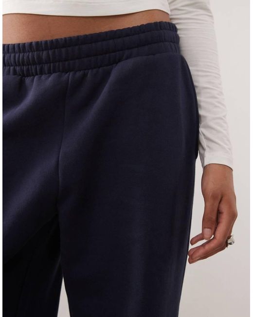 Weekday Heavyweight Jersey Wide Leg joggers in White | Lyst UK