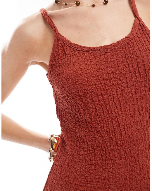 ONLY Textured Maxi Cami Dress | Lyst
