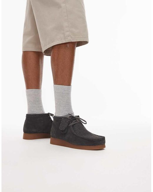 Clarks Wallabee Evo Boot in White for Men | Lyst UK