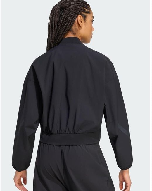 adidas Originals Adidas Z.n.e. Woven Bomber Jacket in Blue | Lyst UK