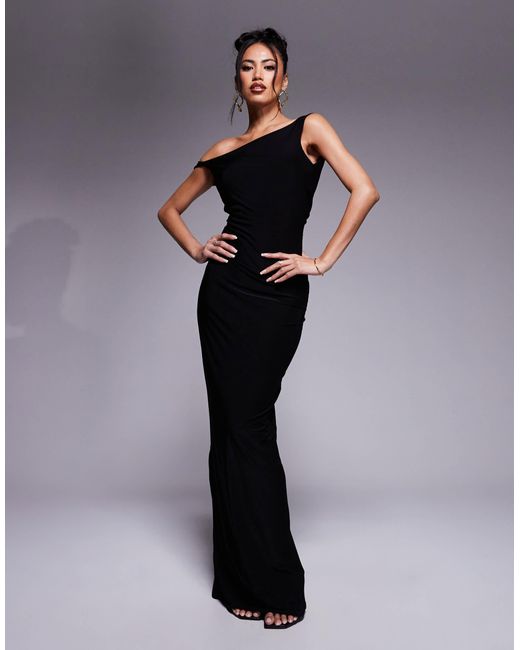 Fashionkilla Exclusive Slinky Double Sculpted Off Shoulder Chain Detail ...