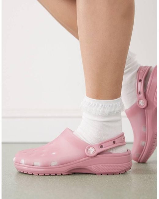 Crocs™ Classic Frosted Clog in Grey | Lyst UK