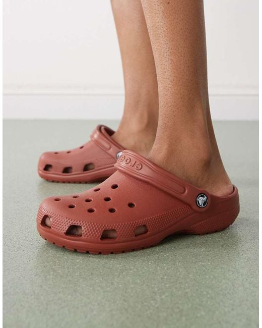 Crocs™ Classic Clogs in Brown | Lyst UK