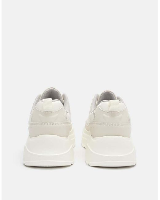 Pull&Bear Piece Sneakers in White | Lyst UK