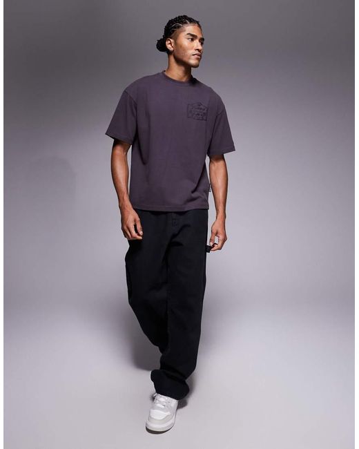 Prohibited Puff Logo T-shirt in Purple for Men | Lyst UK