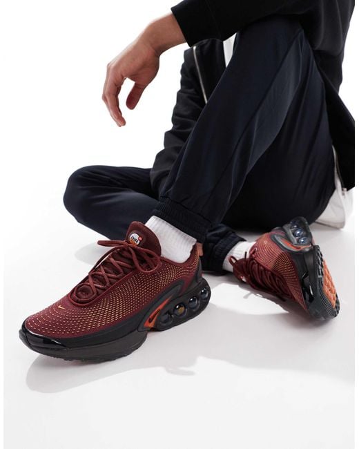 Nike Air Max Dn Sneakers in Red for Men | Lyst