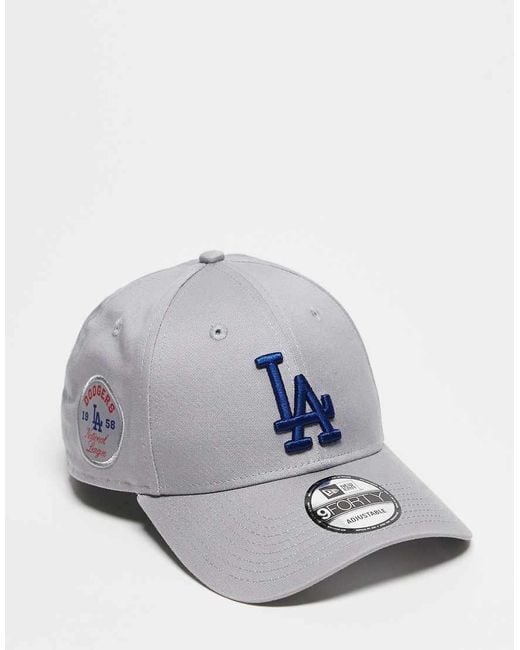 KTZ La Dodgers 9forty Cap in White | Lyst UK