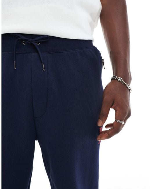 Polo Ralph Lauren Run Club P-wing Logo Stripe Tape Pique Track Pants in ...