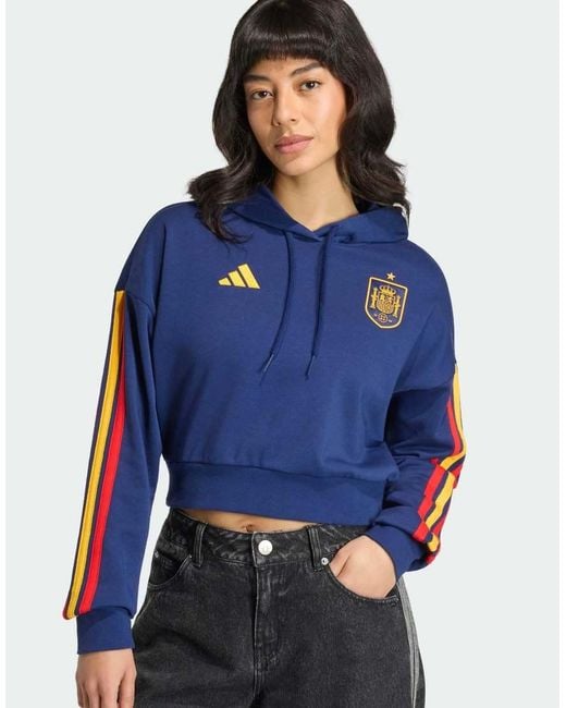 adidas Originals Spain Dna Hoodie in Blue | Lyst UK