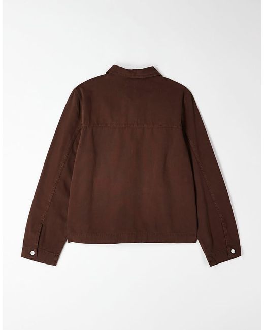 ASOS Regular Harrington Jacket in Brown for Men | Lyst UK