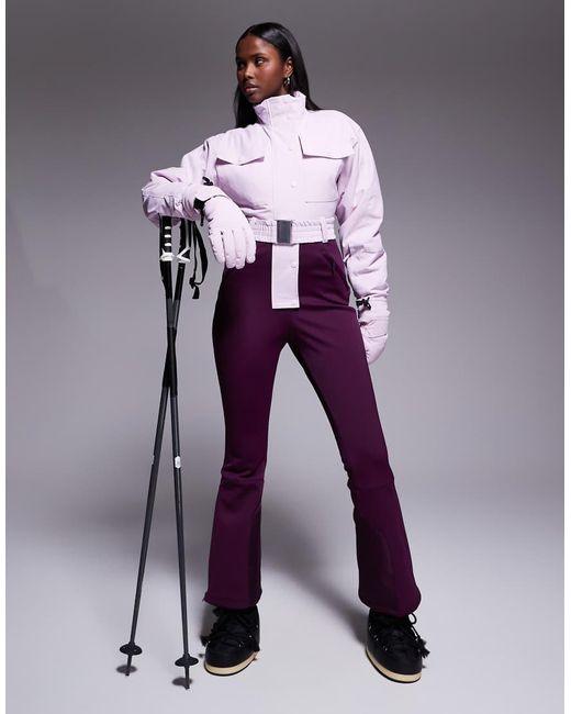 ASOS 4505 Ski & Snow Asos 4505 Ski Colourblock Funnel Neck Belted Kick ...
