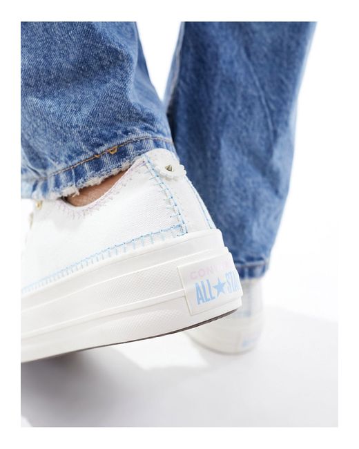 Converse Chuck Taylor All Star Lift Platform Sneakers With Crafted ...