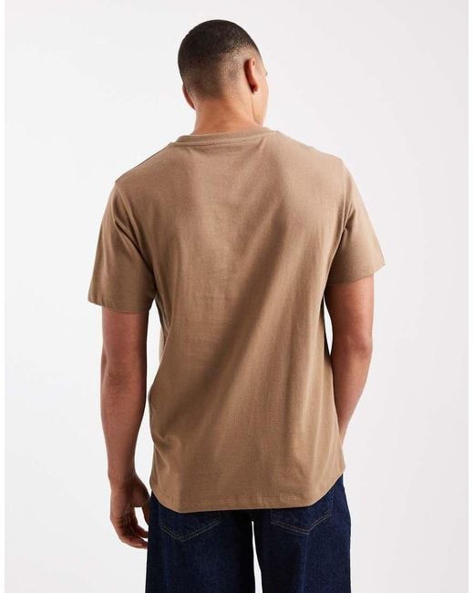 ASOS Essentials Crew Neck T-shirt in Blue for Men | Lyst UK