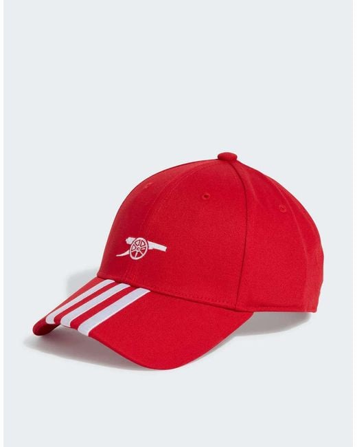 adidas Originals Arsenal Fc Baseball Cap in Red | Lyst UK