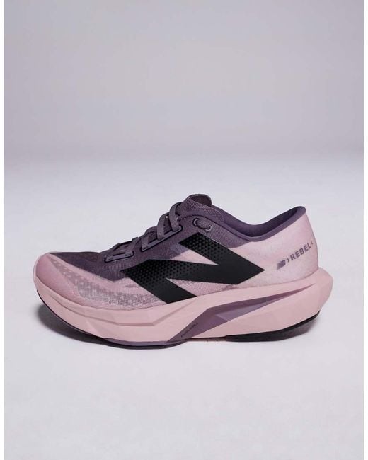 New Balance Fuel Cell Rebel V4 Running Trainers in Pink | Lyst UK