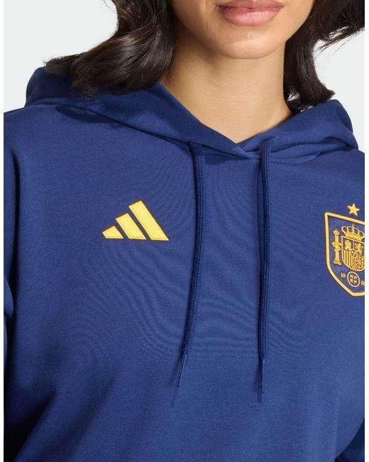 adidas Originals Spain Dna Hoodie in Blue | Lyst UK