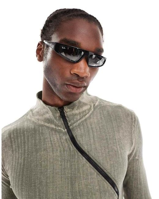 Ray-Ban Xan Racer Sunglasses in Brown | Lyst UK