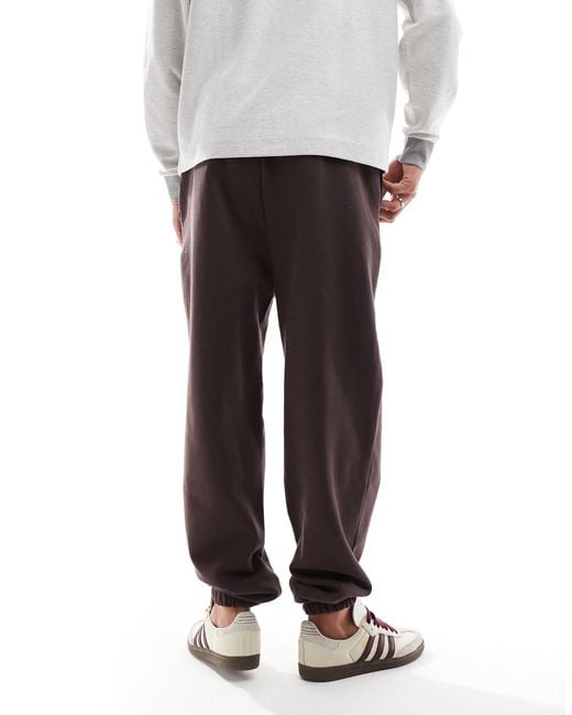 ASOS Premium Heavyweight Oversized Trackies 400gsm in White for Men | Lyst