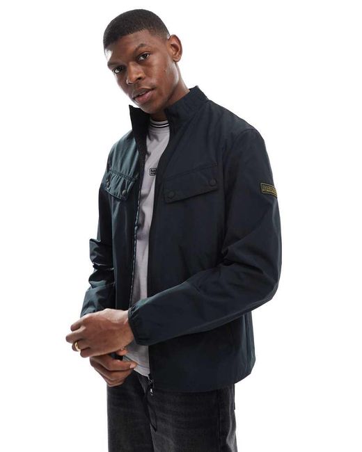 Barbour Re-duke Showerproof Jacket in Blue for Men | Lyst UK