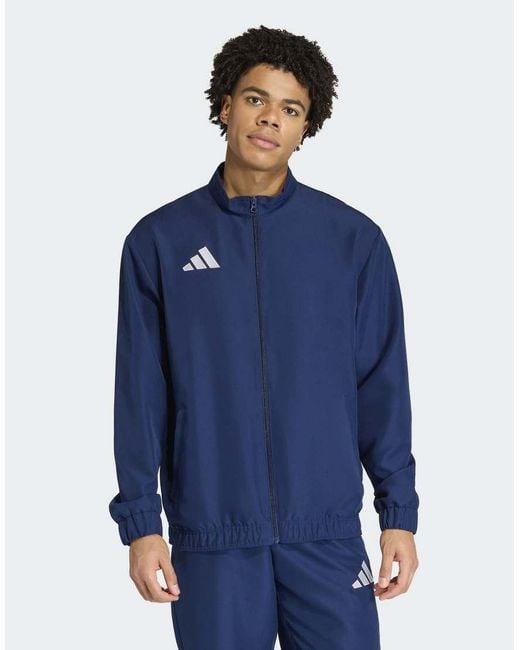 adidas Originals Entrada26 Presentation Jacket in Blue for Men | Lyst UK