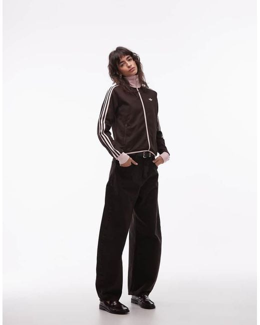 adidas Originals Classic Track Jacket in Black | Lyst UK