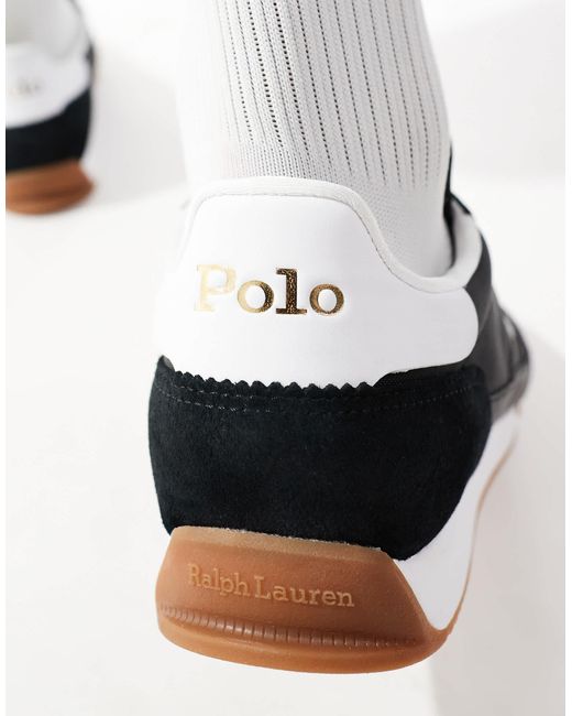 Hester - baskets à semelle gomme et logo contrastant Polo Ralph Lauren ...