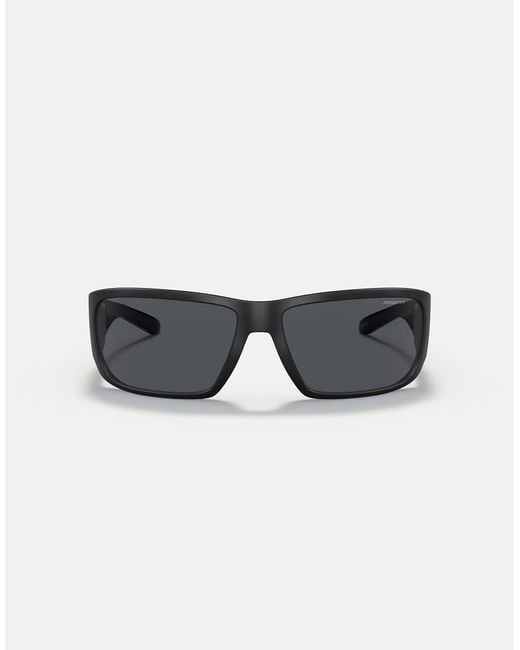 Arnette Snap Ii Rectangle Sunglasses With Lens in Black for Men | Lyst UK