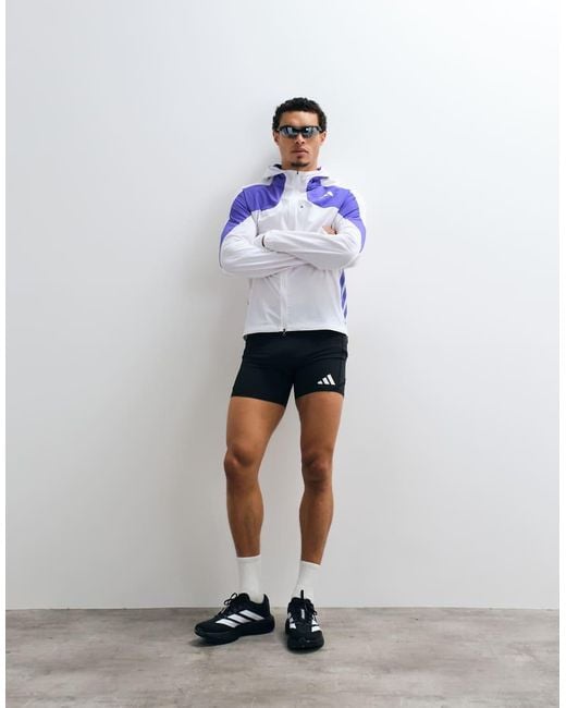 adidas Originals Adidas Running Adizero Reflective Shorts in Blue for ...