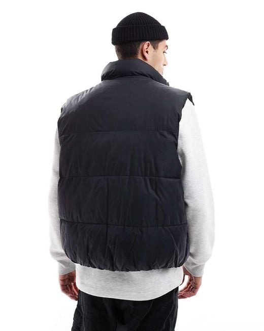 Hollister Padded Gillet Jacket in Blue for Men | Lyst UK