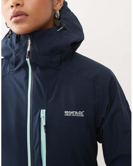 Regatta Birchdale Ii Waterproof Jacket in Blue | Lyst UK