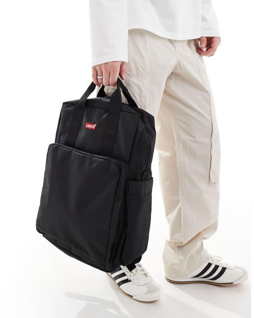 Levi's L Pack Batwing Logo Large Backpack in Black for Men | Lyst