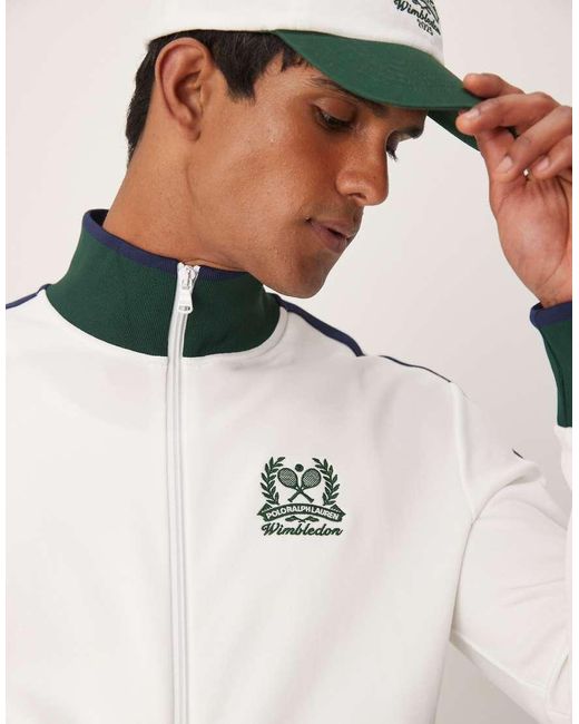 Polo Ralph Lauren Wimbledon Capsule Tricot Track Jacket in White for ...