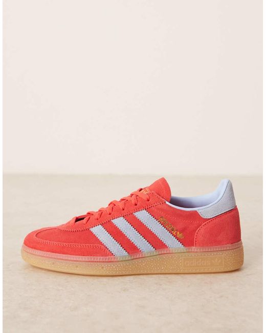 adidas Originals Handball Spezial Shoes in Red | Lyst UK