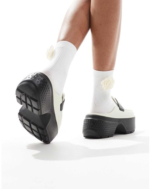 Crocs™ Unisex Stomp Loafer in White | Lyst