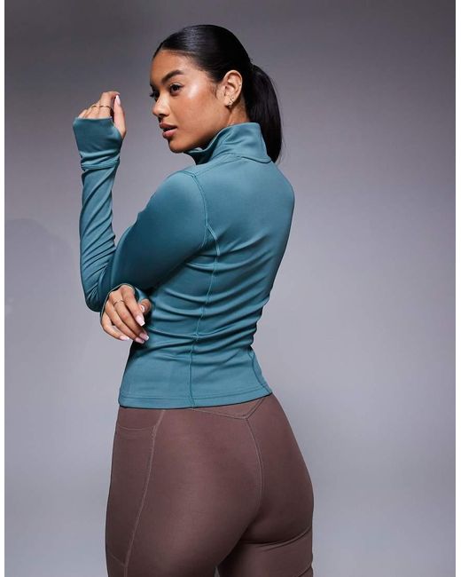 adidas Originals Adidas Training Optime Essentials Jacket in Blue | Lyst UK