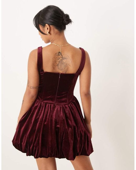 Forever New Structu Hem Mini Dress in Red | Lyst UK