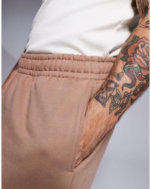 ASOS Premium Heavyweight Wide Leg Trackies 400gsm for Men | Lyst