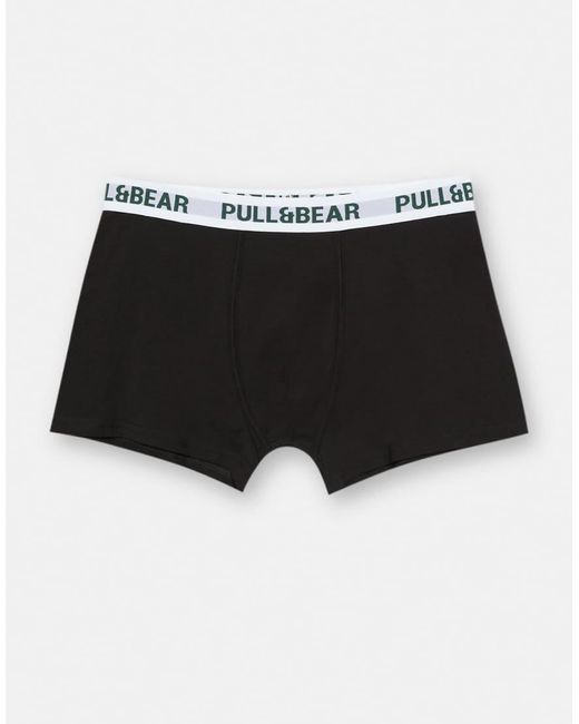 Pull&Bear 3-pack Of Boxers in Black for Men | Lyst UK